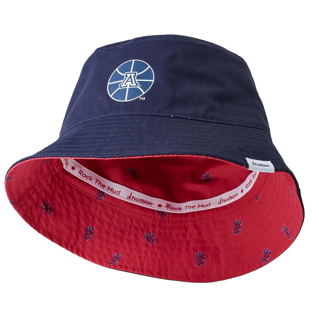 University of Arizona - Reversible Bucket Basketball (Navy/Red)