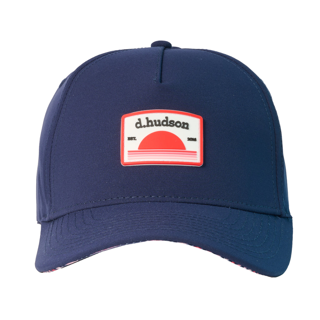 Sunset Hat (Navy/Red/Pink)