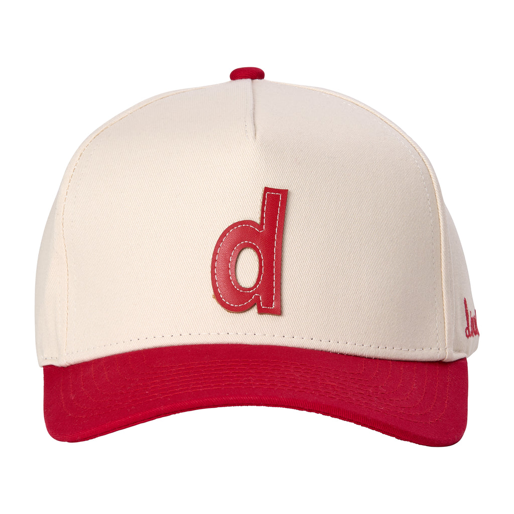 Varsity d (Cream/Red)